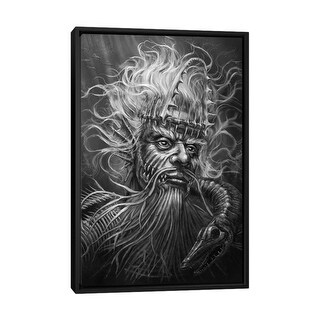 iCanvas "Water God Ahti" by Tero Porthan Framed - Bed Bath & Beyond ...
