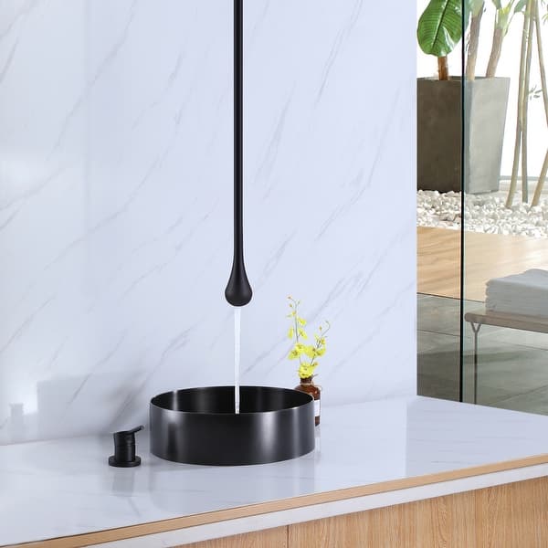 Ceiling Mounted Bathroom Sink Faucets Water Drop Basin Tap - Bed Bath ...