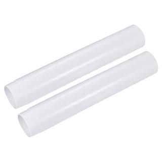 2Pcs 11" Plastic Tubular Drain Pipe Kitchen Sink Flush Tank Outlet Pipe ...