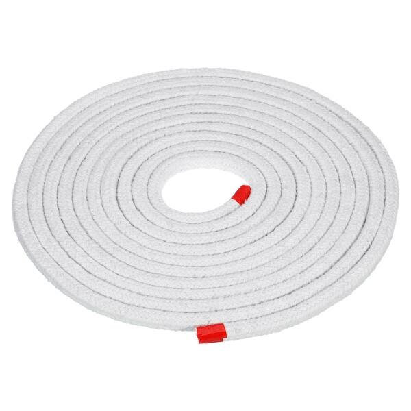 22.97ft x 0.51 inch Ceramic Fiber Rope Square Braided Rope Gasket Seal ...
