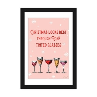 iCanvas "Christmas Looks Best Through Rose Tinted Glasses" by Eleanor ...