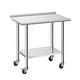 VEVOR Stainless Steel Work Table, 24x36 inch Food Prep Table with ...
