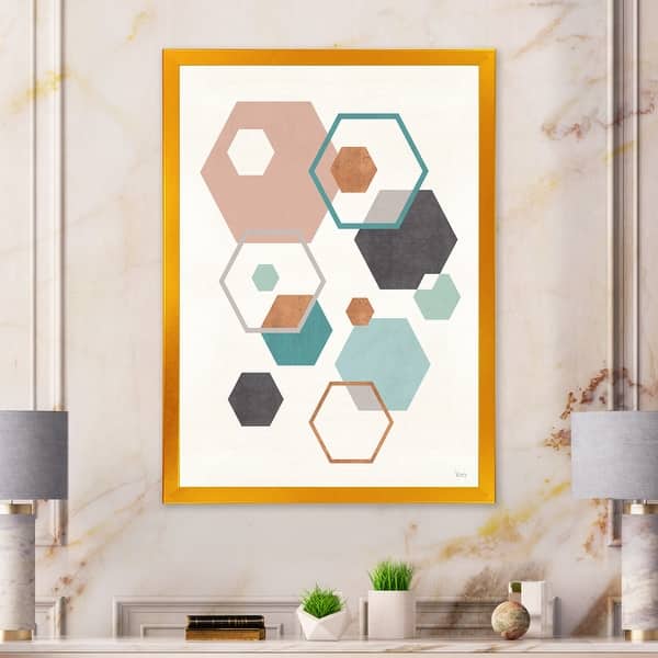 hexagon geometric pattern design