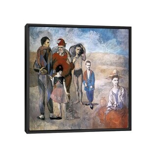 iCanvas "Family of Saltimbanques" by Pablo Picasso Framed Canvas Print ...