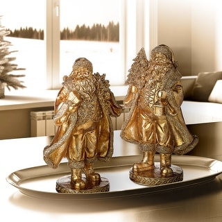 9" Resin Santa Set of 2 - Bed Bath & Beyond - 40804993