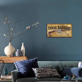 Vintage Texas Rangers Shotgun Wall Decor - Bed Bath & Beyond - 39675527