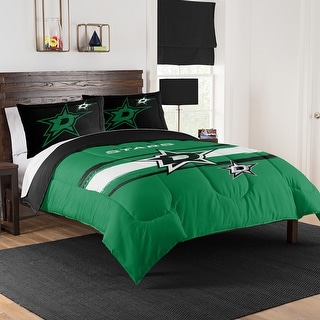 NHL Officially Licensed Dallas Stars Comforter & Sham Set - Bed Bath ...