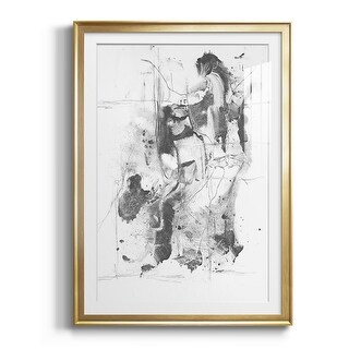 Graphite Abstract I Premium Framed Print - Ready to Hang - Bed Bath ...