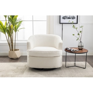 360 Degree Swivel Accent Chair Lounge Armchair - On Sale - Bed Bath ...