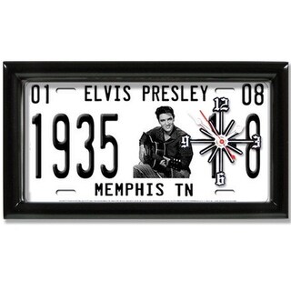 Elvis Clock - Black & White - Bed Bath & Beyond - 39686285