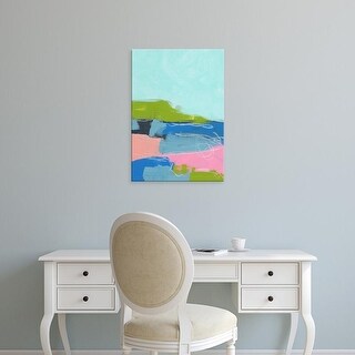 Easy Art Prints Jan Weiss's 'Landscape No. 96' Premium Canvas Art - Bed ...