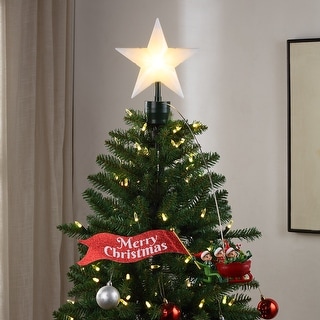 Animated Elves Sleigh Tree Topper with Banner - Bed Bath & Beyond ...