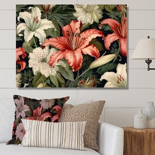 Designart "Soft Colors Lilies Collage II" Lily Wall Art - Bed Bath ...