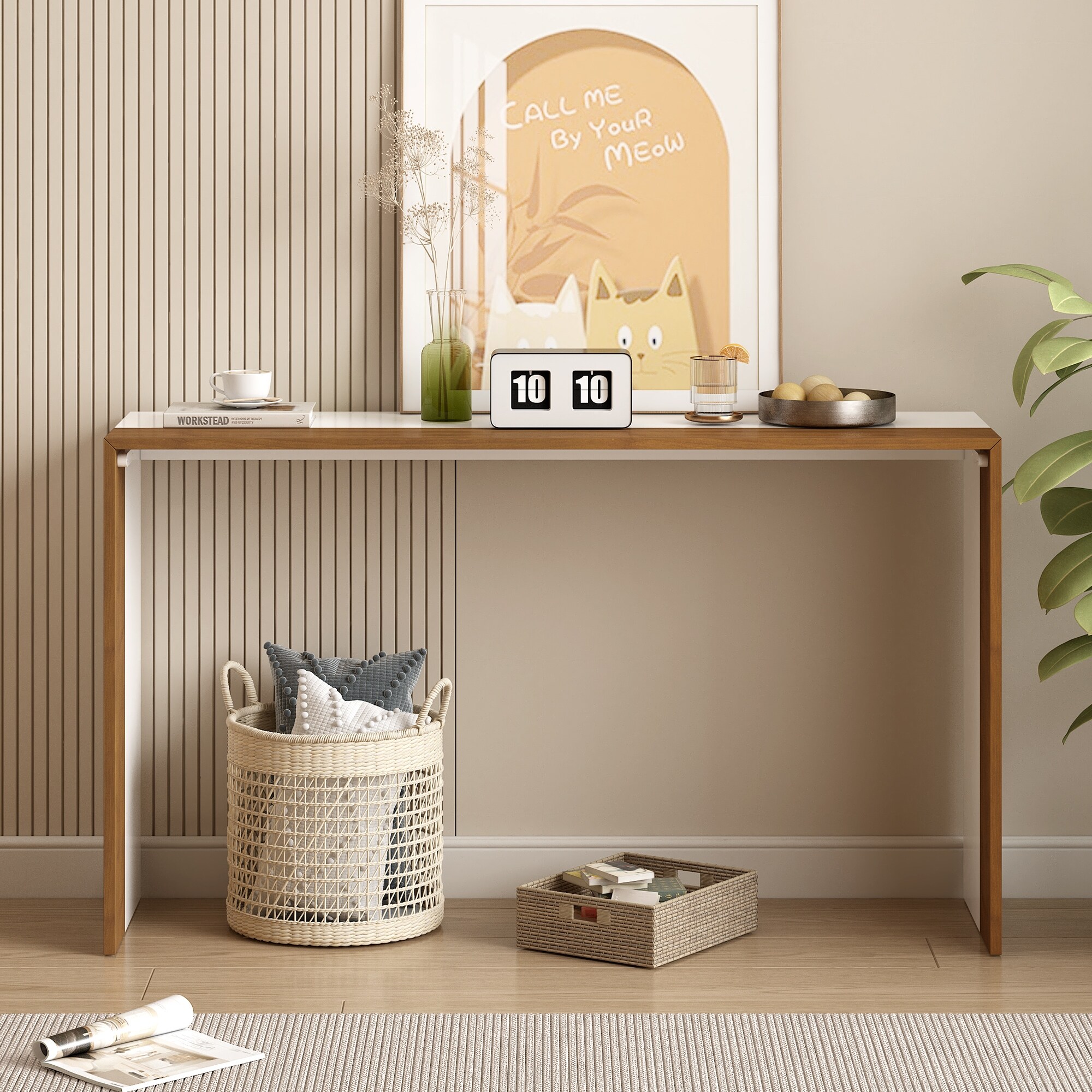 Table in hallway called store
