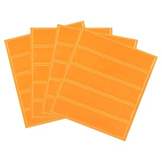 Reflective Stickers, 20in4 Sets 4.5x1 Inch Caution Safety Tape Strips ...