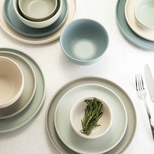 Rollo Artist's Blend 16 Piece Stoneware Dinnerware Set, Service for 4 ...