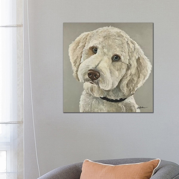 iCanvas "Goldendoodle With Blue Eyes" by Hippie Hound Studios Canvas ...