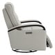 Spruce & Spring Regan Leather Power Recliner Swivel Glider Rocker with ...