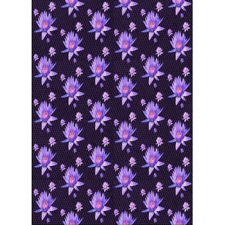 Ahgly Company Machine Washable Transitional Deep Purple Area Rugs - Bed ...