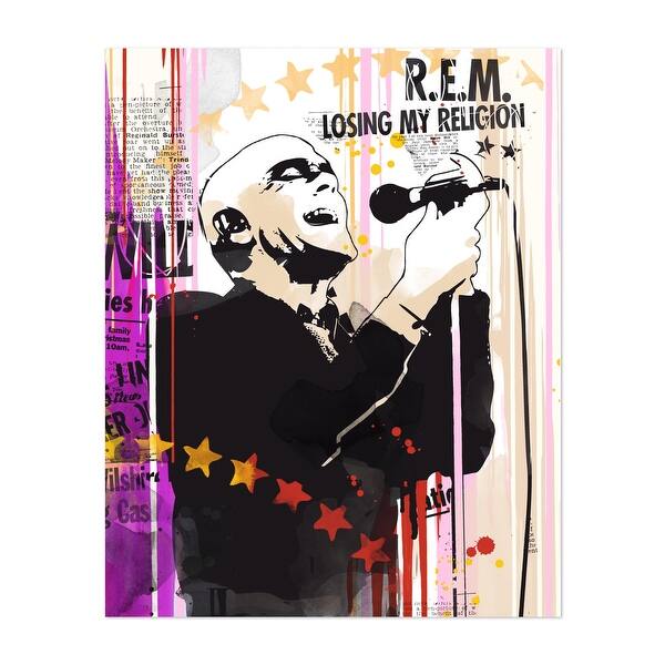 Athens Georgia Rem Michael Stipe pop art print Art Print/Poster - Bed ...