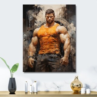 Designart "Bodybuilding Eternal Strength II" Aerobic & Bodybuilding ...