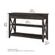 Key West Console Table with Drawers and Shelves by Bush Furniture - Bed ...