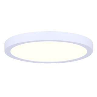 Led Disk Light Integrated Light, White Finish - Bed Bath & Beyond ...