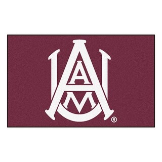 NCAA Alabama A&M University Crimson Tide Ulti-Mat Rectangular Area Rug ...