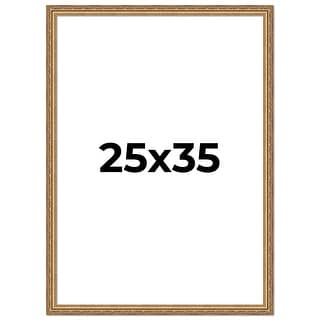 25x35 Frame Red Solid Wood Picture Frame Width 1.75 Inches | Interior ...