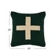 Swiss Cross Cotton Wool Throw Pillow - Bed Bath & Beyond - 37176440