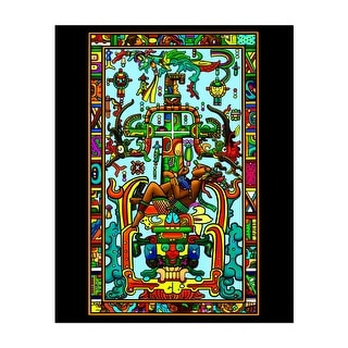 King Pacal Illustrations Figurative Mayan Art Print/Poster - Bed Bath ...