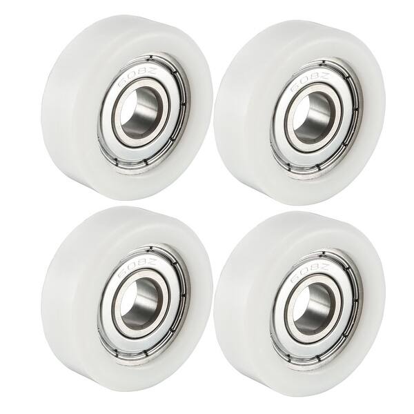 4pcs 8 x 32 x 12mm Roller Idler Bearing Pulley Sliding Conveyor Wheel ...