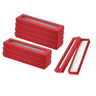 Pen Gift Box, Empty Pen Case Cardboard Case with Clear Window Pen ...