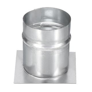 Duct Connector Flange, Galvanized Air Ducting Mounting Plate Square to ...