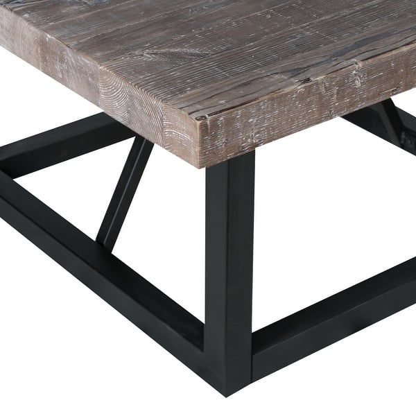 Mia Reclaimed Wood 60-inch Square Dining Table by Kosas Home - Bed Bath ...