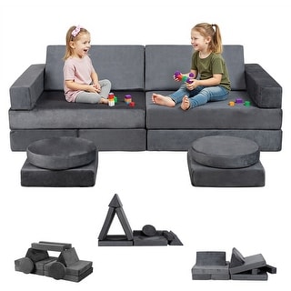 Futzca 18-Piece Soft Building Blocks Set for Kids - Educational Foam ...