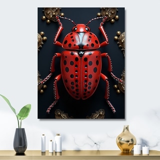 Designart "Insects Bugs Microcosmic Harmony I" Insects & Bugs Metal ...