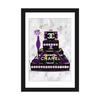 iCanvas "Purple Fashion Lego Clutch And Eiffel Tower High Heels" by ...
