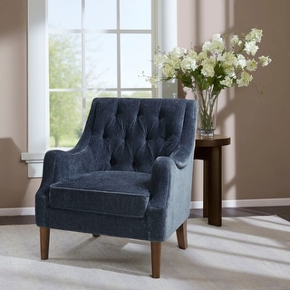 Modern Button Tufted Accent Chair Sofa Chairs Arm Chair With ...