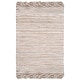 SAFAVIEH Handmade Vintage Boho Leather Zhanna Modern Stripe Leather Rug ...