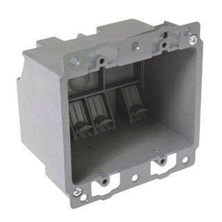 Raco 7488RAC Old Work Pvc Box With Clamp, 2 Gang - Bed Bath & Beyond ...