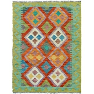 Flatweave Perry Red/Green Rug - 3'3" x 4'10" - Bed Bath & Beyond - 40842728