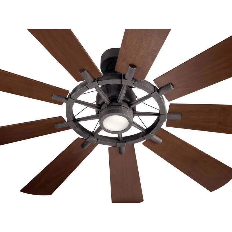 Gentry 65-inch LED Ceiling Fan (3-finish options) - Overstock - 24202937