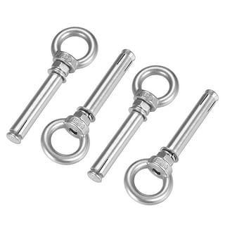 M8 x 80 Expansion Eyebolt Eye Nut Screw with Ring Anchor Raw Bolts 4 ...