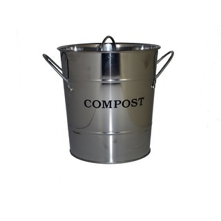 2-n-1 Kitchen Compost Bucket - Stainless Steel - Bed Bath & Beyond ...