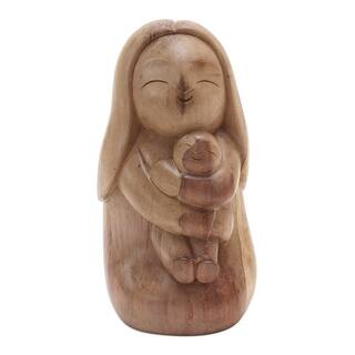 Novica Handmade Mothers Warmth Wood Statuette - Bed Bath & Beyond ...