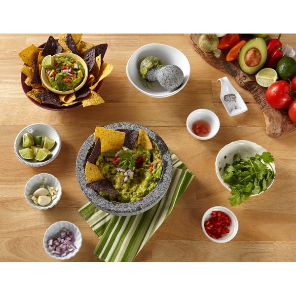 IMUSA MEXI-2011M 8-inch Grey Granite Molcajete - Bed Bath & Beyond ...