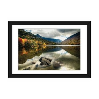 iCanvas "Pristine Mountain Lake During Fall Season, Echo Lake ...