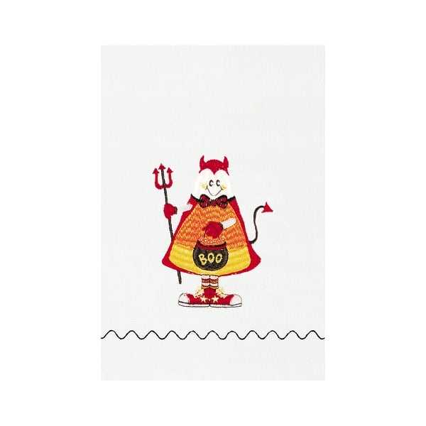 Candy Corn Devil Halloween Guest Towel - Bed Bath & Beyond - 35823856