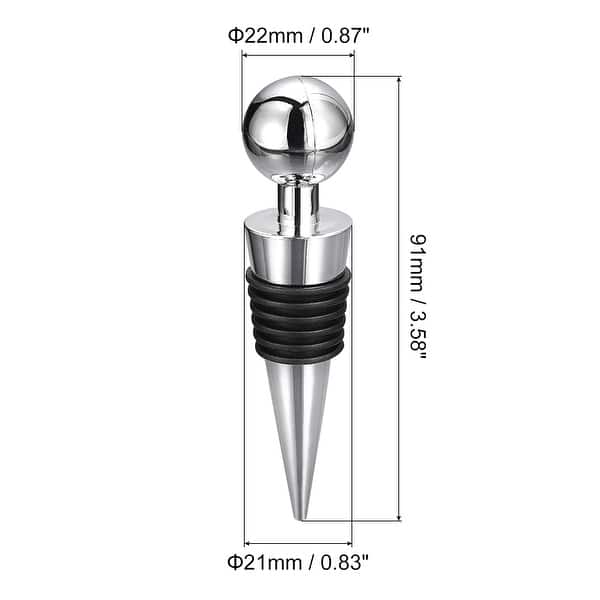 Conical Shape Reusable Wine Bottle Stoppers Beverage Sealing Plugs ...